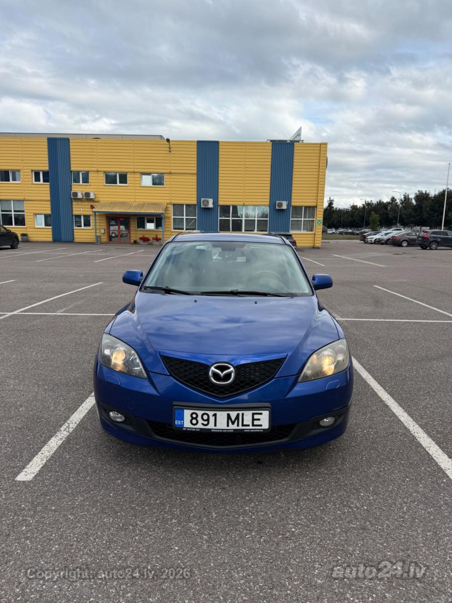 Blue Mazda 3 2008 in Tallinn, with an engine capacity of 1.60 L and mileage of 178 thousand km for 1999 €, photo 3 on AUTOMOTO.COM.LV