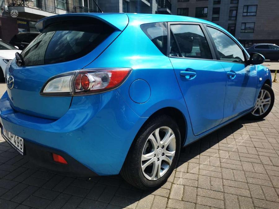 Blue Mazda 3 2009 in Vilnius, with an engine capacity of 1.60 L and mileage of 194 thousand km for 3600 €, photo 1 on AUTOMOTO.COM.LV