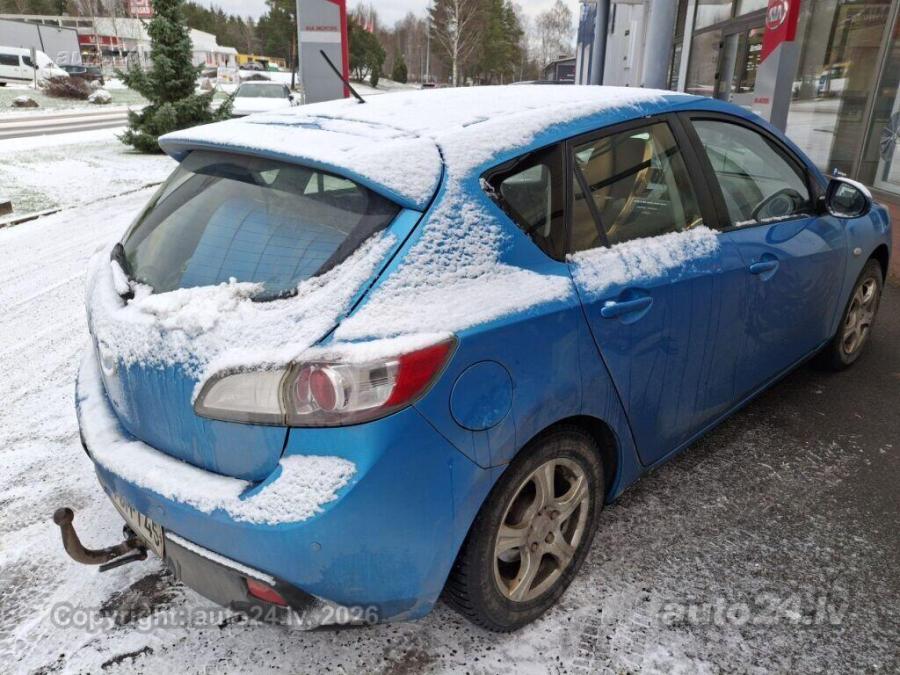 Blue Mazda 3 2009 in Tallinn, with an engine capacity of 1.60 L and mileage of 363 thousand km for 1990 €, photo 1 on AUTOMOTO.COM.LV