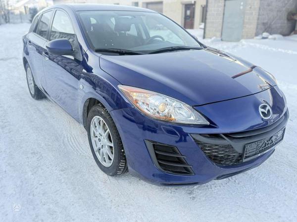 Blue Mazda 3 2009 in Taurage, with an engine capacity of 1.60 L and mileage of 38 thousand km for 3950 €, photo 2 on AUTOMOTO.COM.LV