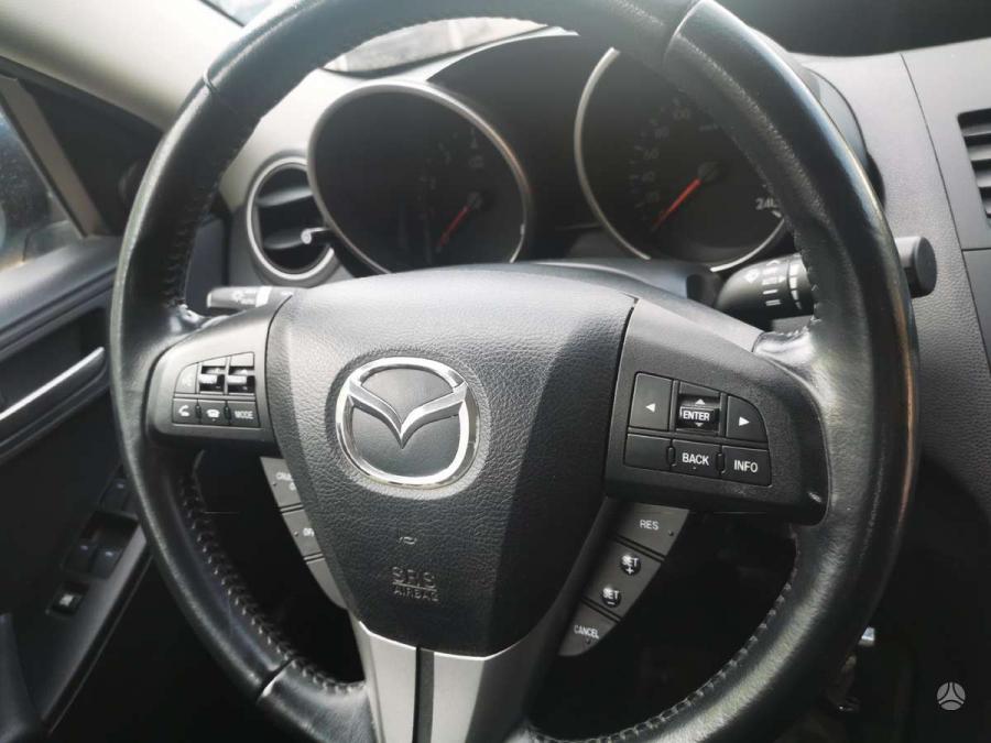 Blue Mazda 3 2009 in Vilnius, with an engine capacity of 1.60 L and mileage of 194 thousand km for 3600 €, photo 14 on AUTOMOTO.COM.LV