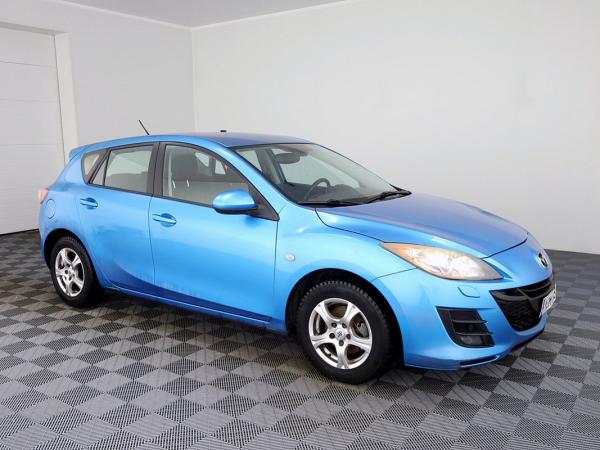 Blue Mazda 3 2009 in Tallinn, with an engine capacity of 1.60 L and mileage of 363 thousand km for 499 €, photo 9 on AUTOMOTO.COM.LV