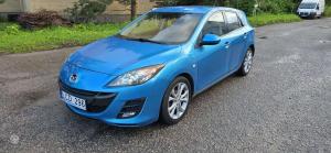 Zils Mazda 3 2010 Viļņa, ar dzinēja tilpumu 1.56 L un nobraukumu 192 tūkst. km par 1499 €, foto  vietnē AUTOMOTO.COM.LV