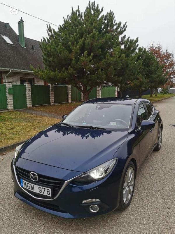 Zils Mazda 3 2014 Kauņa, ar dzinēja tilpumu 2.18 L un nobraukumu 229 tūkst. km par 3650 €, foto 2 vietnē AUTOMOTO.COM.LV
