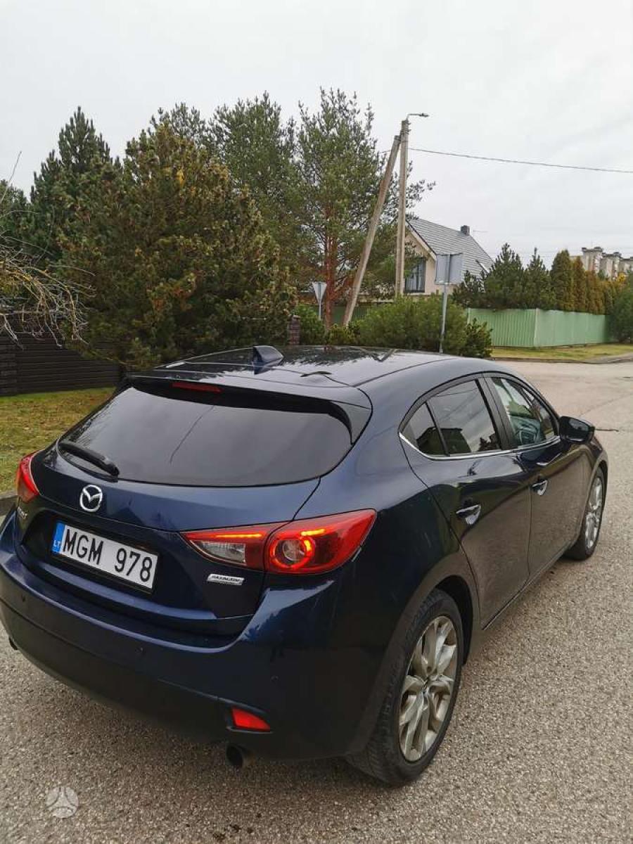Zils Mazda 3 2014 Kauņa, ar dzinēja tilpumu 2.18 L un nobraukumu 229 tūkst. km par 3650 €, foto 6 vietnē AUTOMOTO.COM.LV