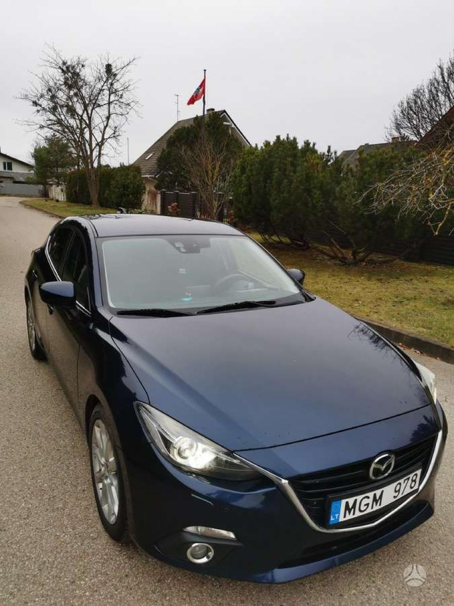 Zils Mazda 3 2014 Kauņa, ar dzinēja tilpumu 2.18 L un nobraukumu 229 tūkst. km par 3650 €, foto 7 vietnē AUTOMOTO.COM.LV
