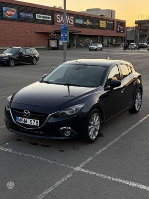 Zils Mazda 3 2014 Kauņa, ar dzinēja tilpumu 2.19 L un nobraukumu 235 tūkst. km par 5200 €, foto  vietnē AUTOMOTO.COM.LV