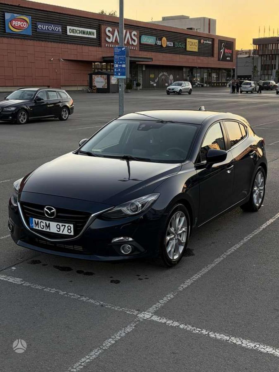 Zils Mazda 3 2014 Kauņa, ar dzinēja tilpumu 2.19 L un nobraukumu 235 tūkst. km par 5200 €, foto 1 vietnē AUTOMOTO.COM.LV