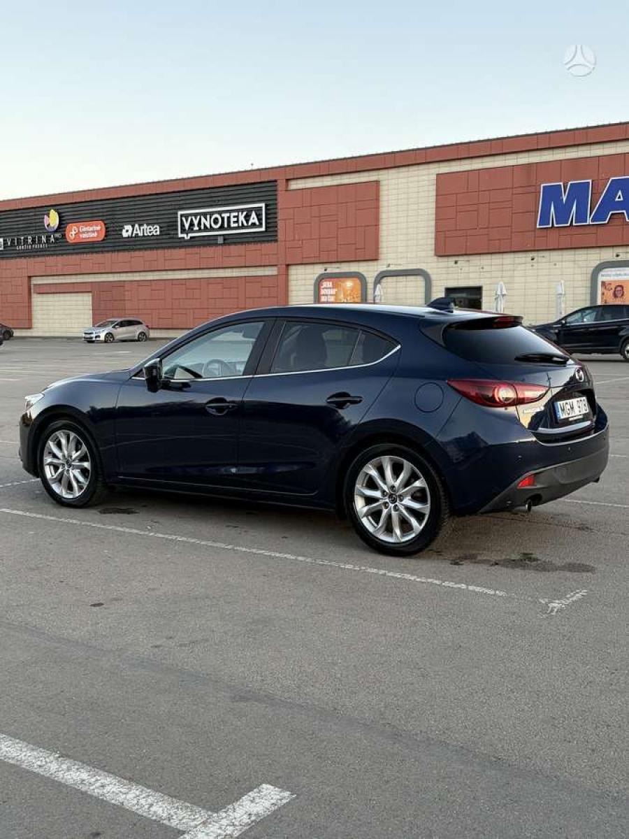 Zils Mazda 3 2014 Kauņa, ar dzinēja tilpumu 2.19 L un nobraukumu 235 tūkst. km par 5200 €, foto 4 vietnē AUTOMOTO.COM.LV