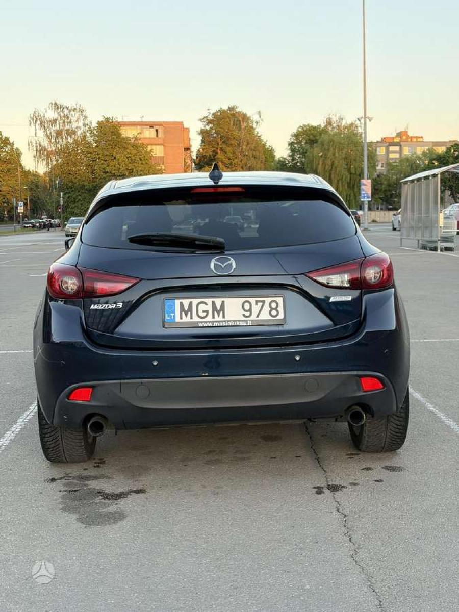 Zils Mazda 3 2014 Kauņa, ar dzinēja tilpumu 2.19 L un nobraukumu 235 tūkst. km par 5200 €, foto 6 vietnē AUTOMOTO.COM.LV