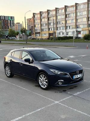 Zils Mazda 3 2014 Kauņa, ar dzinēja tilpumu 2.19 L un nobraukumu 235 tūkst. km par 5200 €, foto 8 vietnē AUTOMOTO.COM.LV