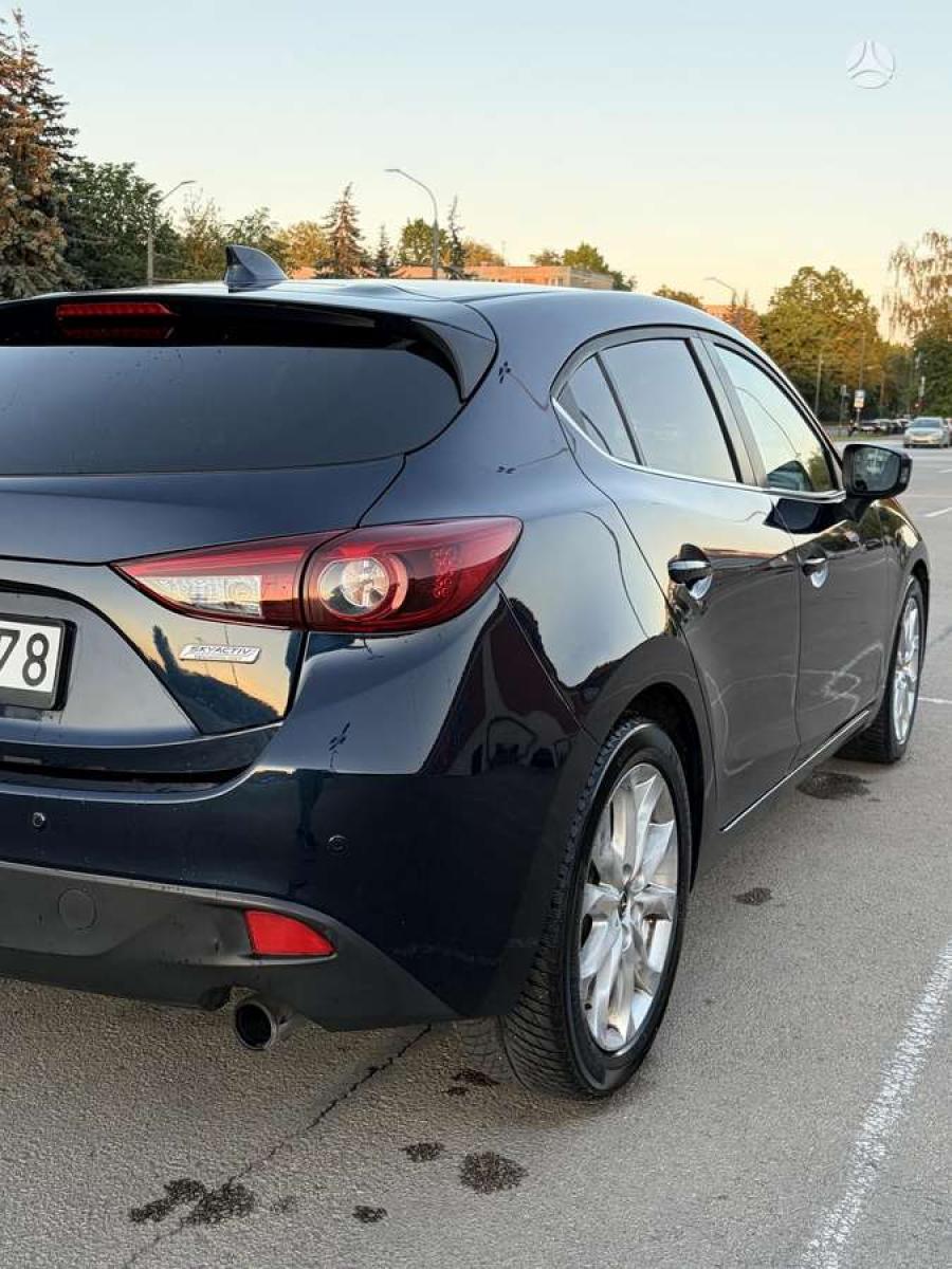 Zils Mazda 3 2014 Kauņa, ar dzinēja tilpumu 2.19 L un nobraukumu 235 tūkst. km par 5200 €, foto 10 vietnē AUTOMOTO.COM.LV
