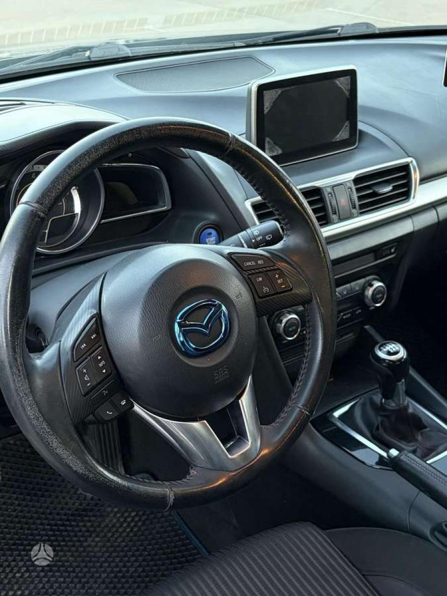 Zils Mazda 3 2014 Kauņa, ar dzinēja tilpumu 2.19 L un nobraukumu 235 tūkst. km par 5200 €, foto 15 vietnē AUTOMOTO.COM.LV