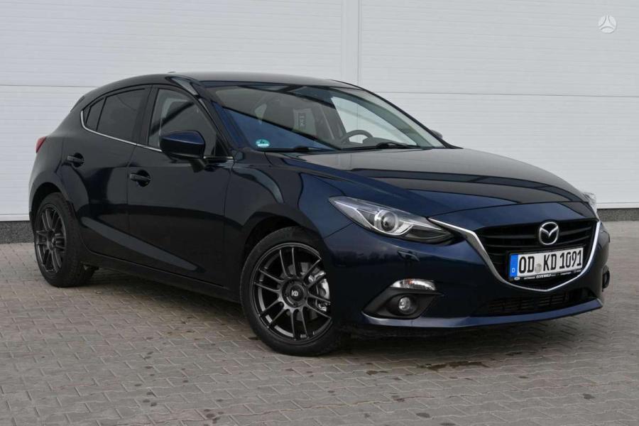 Blue Mazda 3 2014 in Kretinga, with an engine capacity of 2.19 L and mileage of 151 thousand km for 7499 €, photo 1 on AUTOMOTO.COM.LV