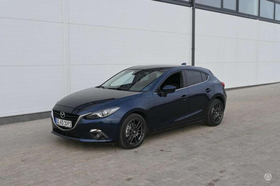 Blue Mazda 3 2014 in Kretinga, with an engine capacity of 2.19 L and mileage of 151 thousand km for 7499 €, photo 15 on AUTOMOTO.COM.LV