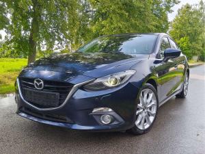 Zils Mazda 3 2014 Prienai, ar dzinēja tilpumu 2.18 L un nobraukumu 232 tūkst. km par 3950 €, foto  vietnē AUTOMOTO.COM.LV