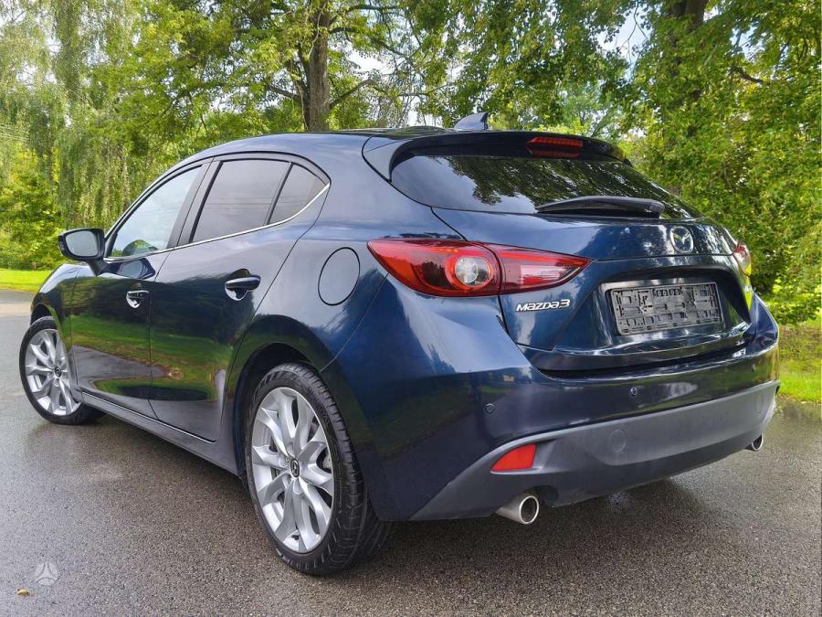 Zils Mazda 3 2014 Prienai, ar dzinēja tilpumu 2.18 L un nobraukumu 232 tūkst. km par 3950 €, foto 5 vietnē AUTOMOTO.COM.LV
