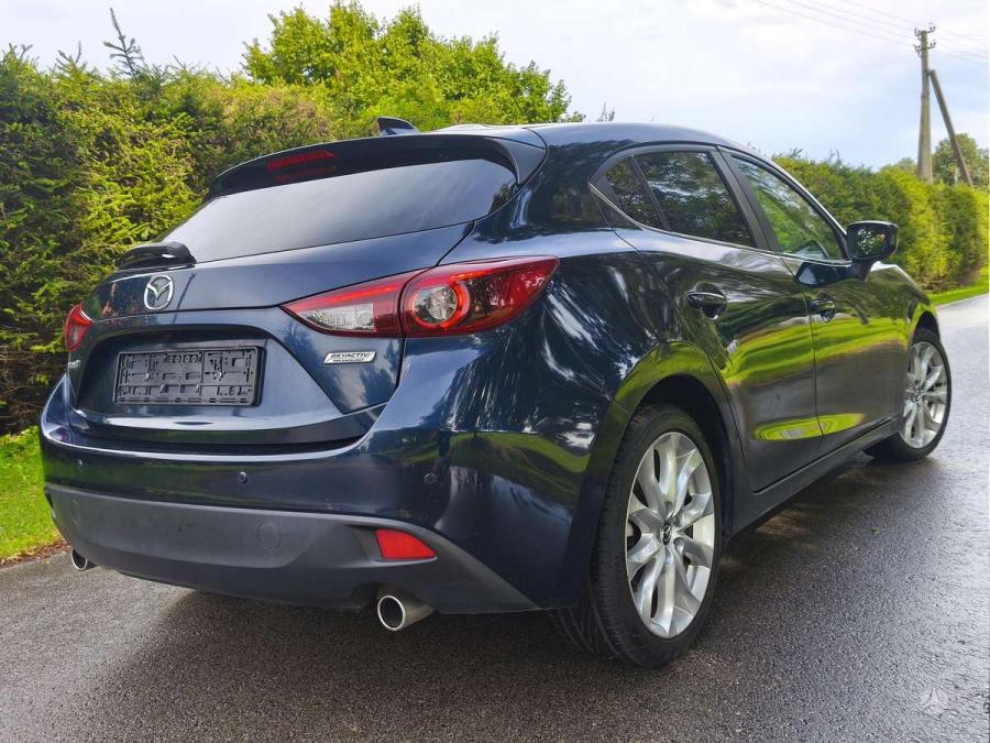 Zils Mazda 3 2014 Prienai, ar dzinēja tilpumu 2.18 L un nobraukumu 232 tūkst. km par 3950 €, foto 7 vietnē AUTOMOTO.COM.LV
