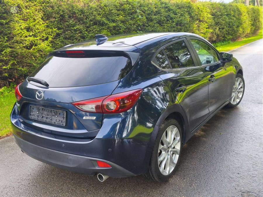 Zils Mazda 3 2014 Prienai, ar dzinēja tilpumu 2.18 L un nobraukumu 232 tūkst. km par 3950 €, foto 8 vietnē AUTOMOTO.COM.LV