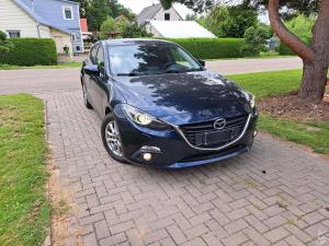 Blue Mazda 3 2015 in Panevezys, with an engine capacity of 2.19 L and mileage of 214 thousand km for 4900 €, photo 3 on AUTOMOTO.COM.LV