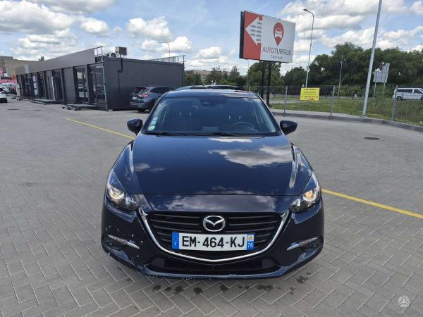 Zils Mazda 3 2017 Tauragė, ar dzinēja tilpumu 1.50 L un nobraukumu 239 tūkst. km par 5800 €, foto 2 vietnē AUTOMOTO.COM.LV