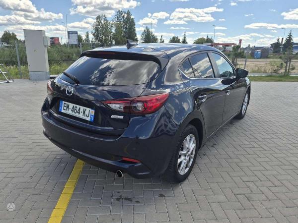 Zils Mazda 3 2017 Tauragė, ar dzinēja tilpumu 1.50 L un nobraukumu 239 tūkst. km par 5800 €, foto 8 vietnē AUTOMOTO.COM.LV