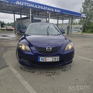 Синий Мазда 3 2005 в Цесис, объемом двигателя 1.60 л и пробегом 208 тыс. км за 985 €, фото  на AUTOMOTO.COM.LV