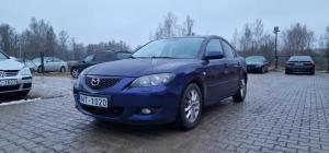 Blue Mazda 3 2005 in Valmiera, with an engine capacity of 1.60 L and mileage of 176 thousand km for 1150 €, photo 7 on AUTOMOTO.COM.LV