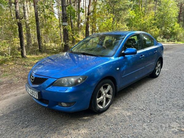 Zils Mazda 3 2005 Rīga, ar dzinēja tilpumu 1.60 L un nobraukumu 193 tūkst. km par 1400 €, foto 1 vietnē AUTOMOTO.COM.LV