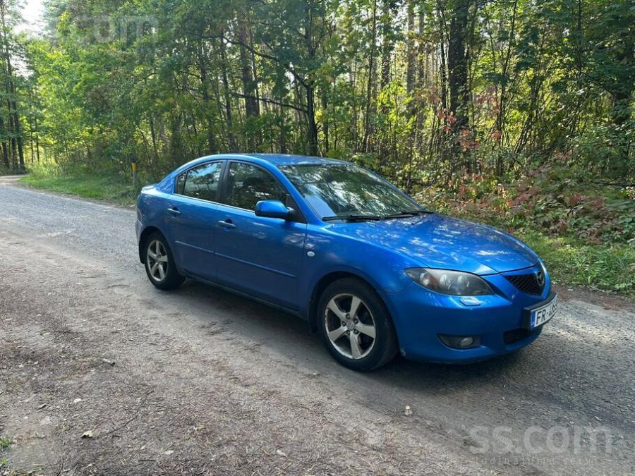 Blue Mazda 3 2005 in Riga, with an engine capacity of 1.60 L and mileage of 193 thousand km for 1400 €, photo 7 on AUTOMOTO.COM.LV