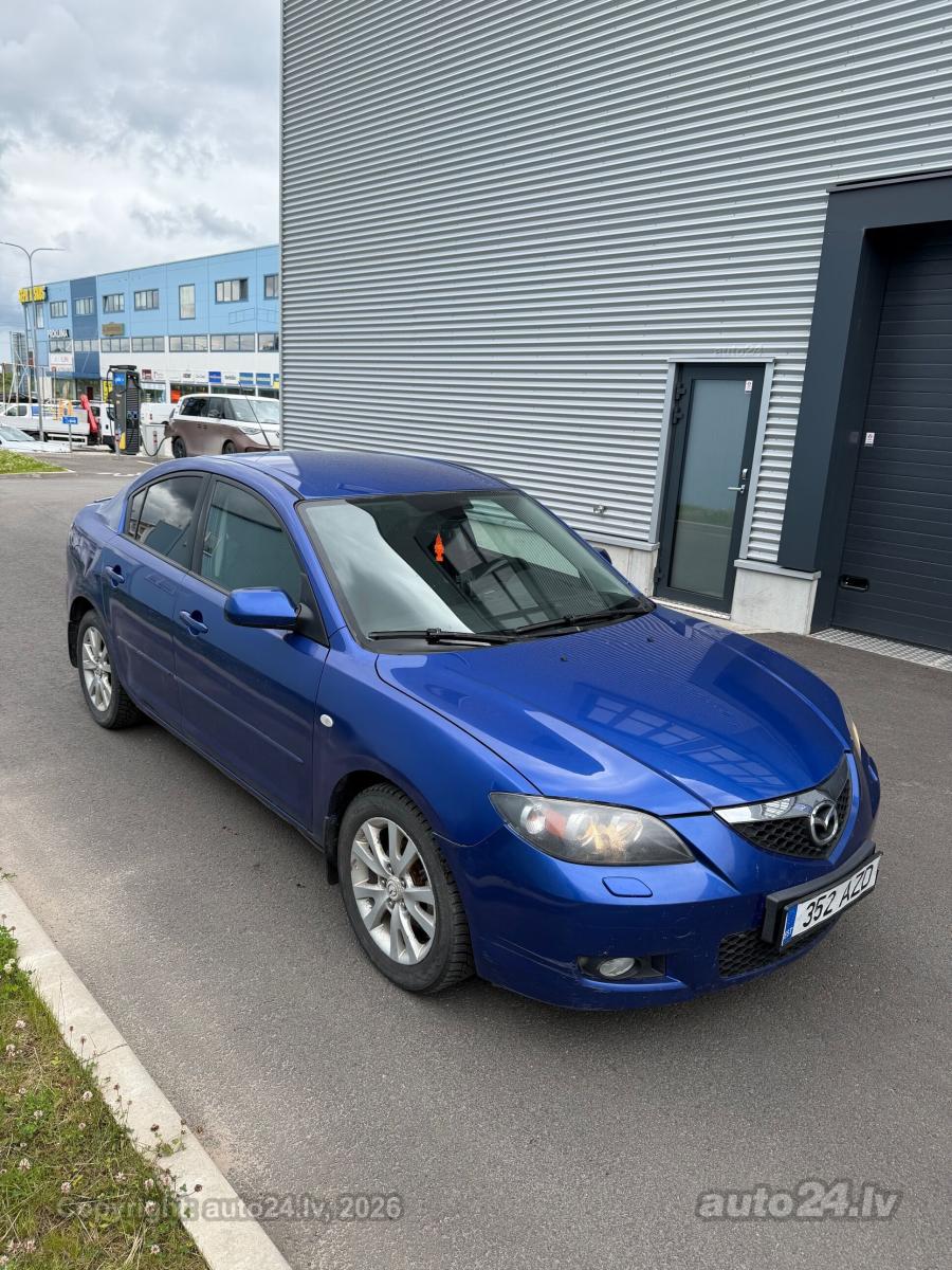 Zils Mazda 3 2006 Tartu, ar dzinēja tilpumu 1.60 L un nobraukumu 265 tūkst. km par 1200 €, foto 1 vietnē AUTOMOTO.COM.LV