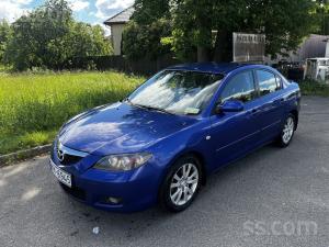 Zils Mazda 3 2008 Rīga, ar dzinēja tilpumu 1.60 L un nobraukumu 314 tūkst. km par 1200 €, foto  vietnē AUTOMOTO.COM.LV