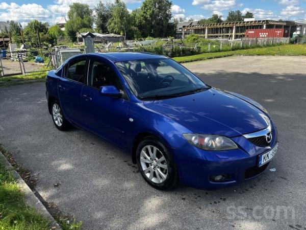 Синий Мазда 3 2008 в Рига, объемом двигателя 1.60 л и пробегом 314 тыс. км за 1200 €, фото 2 на AUTOMOTO.COM.LV