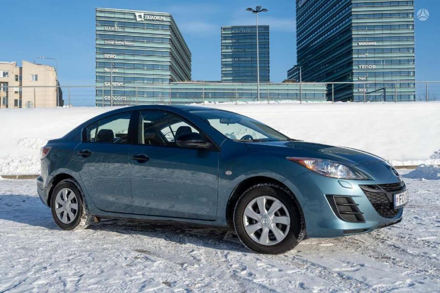 Zils Mazda 3 2010 Viļņa, ar dzinēja tilpumu 1.60 L un nobraukumu 154 tūkst. km par 4400 €, foto 1 vietnē AUTOMOTO.COM.LV