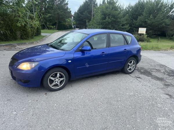 Blue Mazda 3 2007 in Kaunas, with an engine capacity of 1.60 L and mileage of 236 thousand km for 1100 €, photo 1 on AUTOMOTO.COM.LV