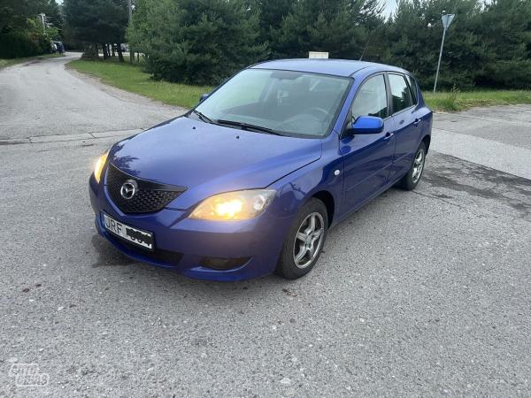 Blue Mazda 3 2007 in Kaunas, with an engine capacity of 1.60 L and mileage of 236 thousand km for 1100 €, photo 4 on AUTOMOTO.COM.LV