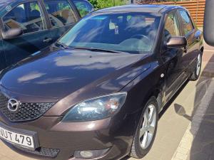 Brown Mazda 3 2004 in Vilnius, with an engine capacity of 1.60 L and mileage of 175 thousand km for 1350 €, photo  on AUTOMOTO.COM.LV