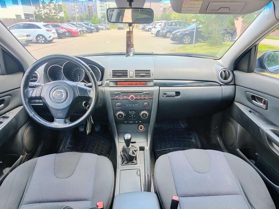 Brūns Mazda 3 2004 Viļņa, ar dzinēja tilpumu 1.60 L un nobraukumu 175 tūkst. km par 1350 €, foto 12 vietnē AUTOMOTO.COM.LV