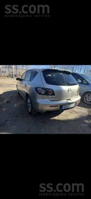 Brown Mazda 3 2007 in Riga, with an engine capacity of 1.60 L and mileage of 246 thousand km for 690 €, photo 3 on AUTOMOTO.COM.LV