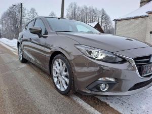 Brown Mazda 3 2014 in Prienai, with an engine capacity of 2.19 L and mileage of 142 thousand km for 7300 €, photo 3 on AUTOMOTO.COM.LV
