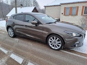 Brown Mazda 3 2014 in Prienai, with an engine capacity of 2.19 L and mileage of 142 thousand km for 7300 €, photo 7 on AUTOMOTO.COM.LV
