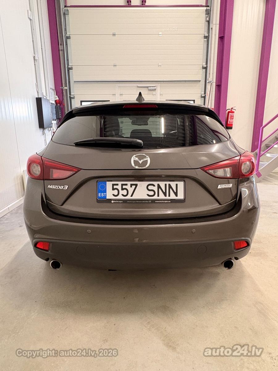 Brown Mazda 3 2014 in Tallinn, with an engine capacity of 2.20 L and mileage of 166 thousand km for 8300 €, photo 9 on AUTOMOTO.COM.LV