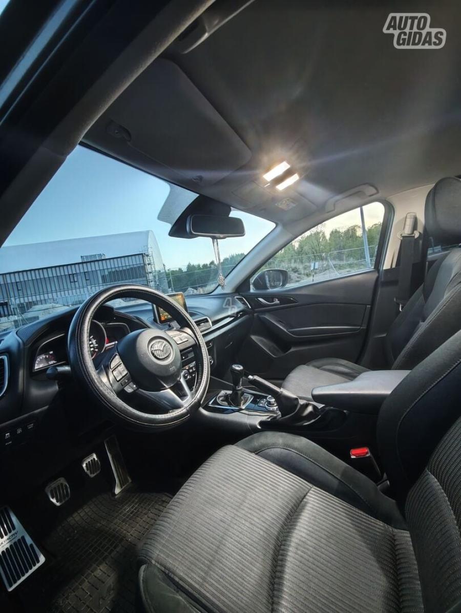 Brūns Mazda 3 2015 Šauļi, ar dzinēja tilpumu 1.50 L un nobraukumu 133 tūkst. km par 7990 €, foto 12 vietnē AUTOMOTO.COM.LV