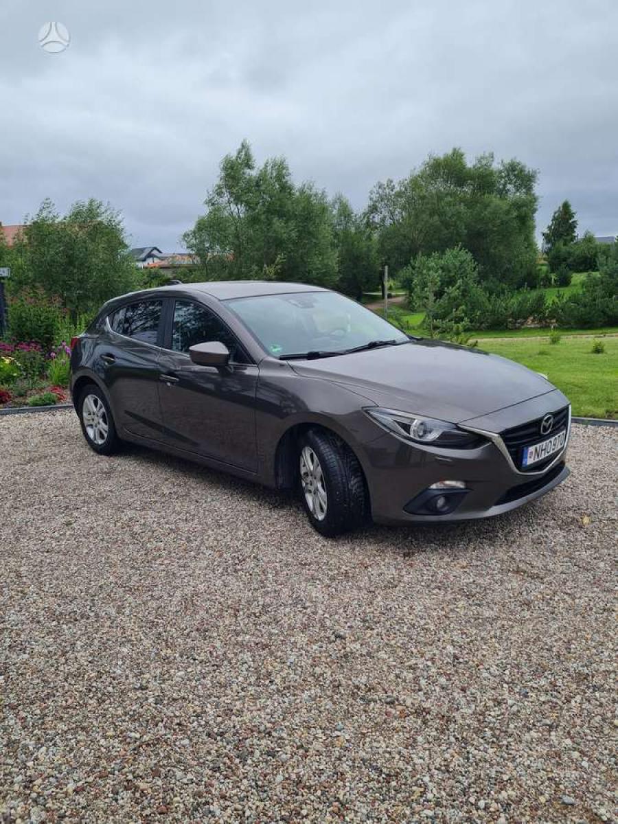 Brown Mazda 3 2015 in Klaipeda, with an engine capacity of 2.19 L and mileage of 246 thousand km for 4500 €, photo 1 on AUTOMOTO.COM.LV