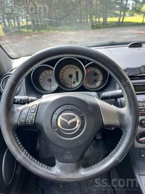 Brown Mazda 3 2007 in Talsi, with an engine capacity of 1.60 L and mileage of 219 thousand km for 950 €, photo 5 on AUTOMOTO.COM.LV