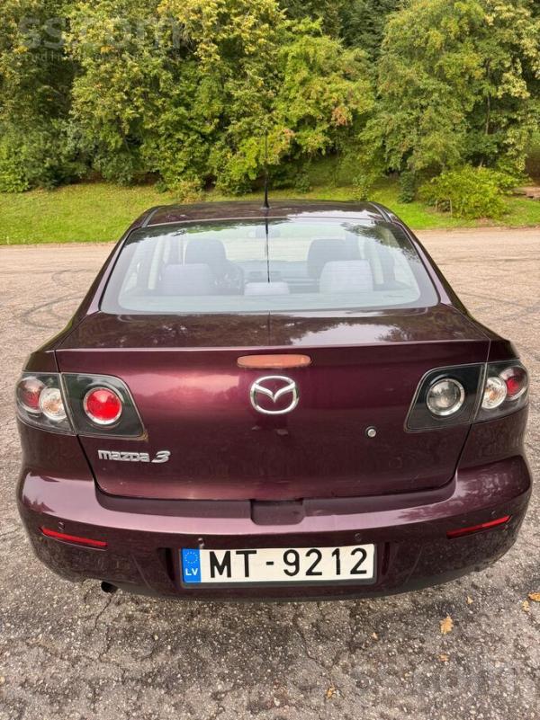 Brown Mazda 3 2007 in Talsi, with an engine capacity of 1.60 L and mileage of 219 thousand km for 950 €, photo 8 on AUTOMOTO.COM.LV