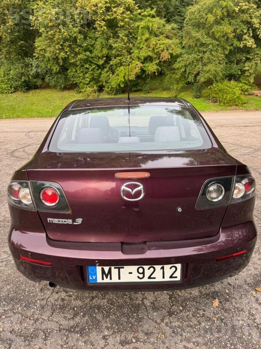 Brown Mazda 3 2007 in Talsi, with an engine capacity of 1.60 L and mileage of 219 thousand km for 950 €, photo 8 on AUTOMOTO.COM.LV