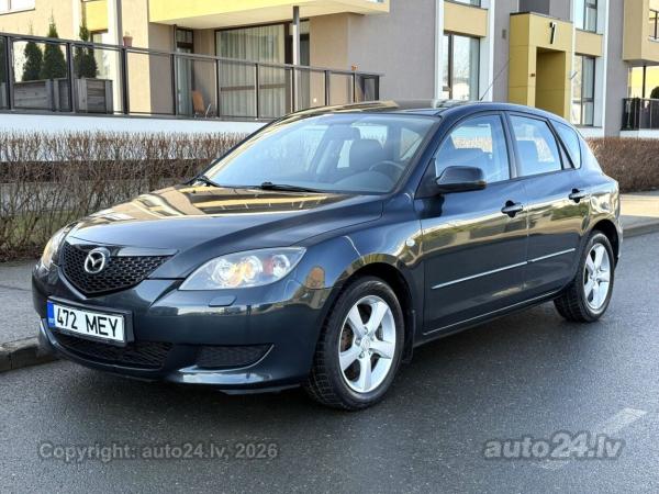 Green Mazda 3 2005 in Tallinn, with an engine capacity of 1.60 L and mileage of 170 thousand km for 1700 €, photo 1 on AUTOMOTO.COM.LV