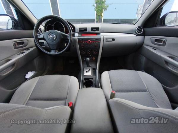 Green Mazda 3 2005 in Tallinn, with an engine capacity of 1.60 L and mileage of 132 thousand km for 549 €, photo 8 on AUTOMOTO.COM.LV
