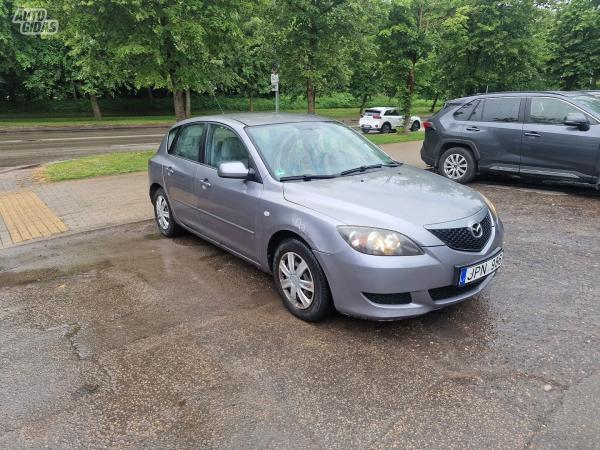 Pelēks Mazda 3 2004 Šauļi, ar dzinēja tilpumu 1.40 L un nobraukumu 290 tūkst. km par 350 €, foto 3 vietnē AUTOMOTO.COM.LV